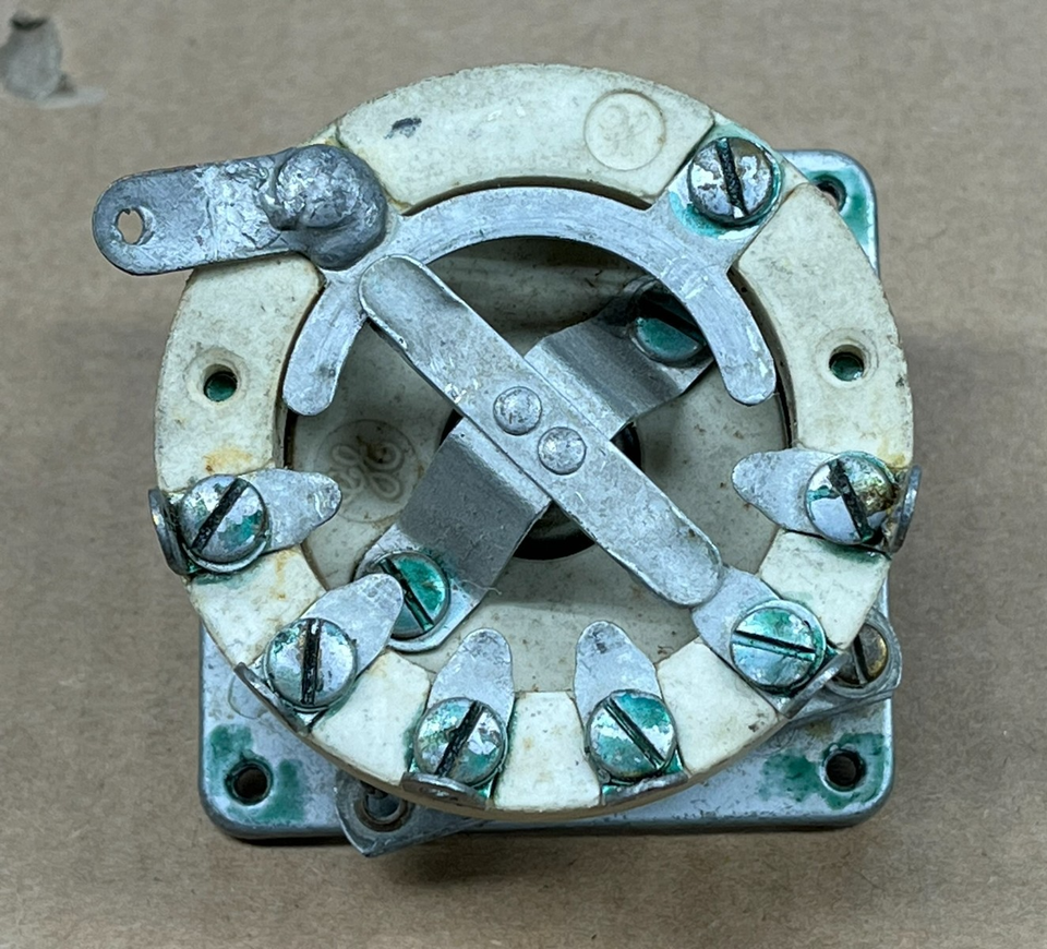 GE Ceramic porcelain high voltage high current RF rotary switch 1/4 ...