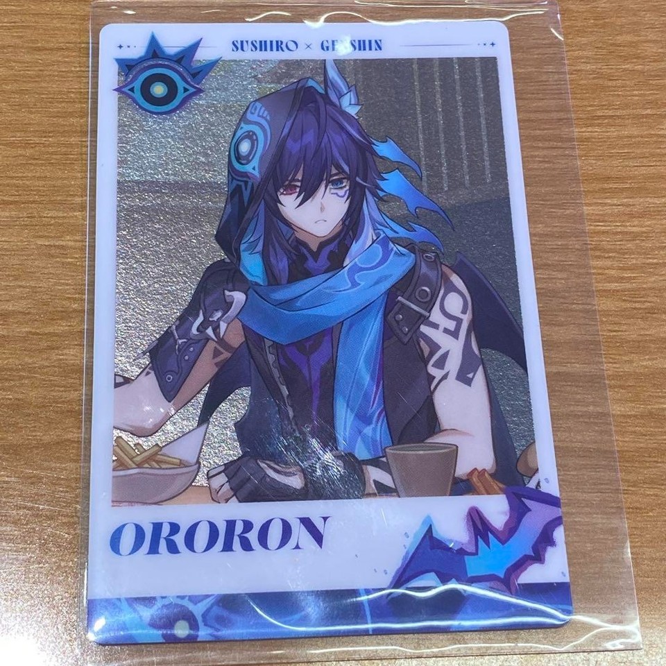 Genshin Impact x Sushiro ~ Limited Metallic Promo Card Collection | eBay