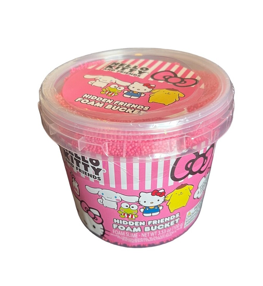 Hello Kitty and Friends Hidden Friends Foam Bucket Slime By Sanrio ...