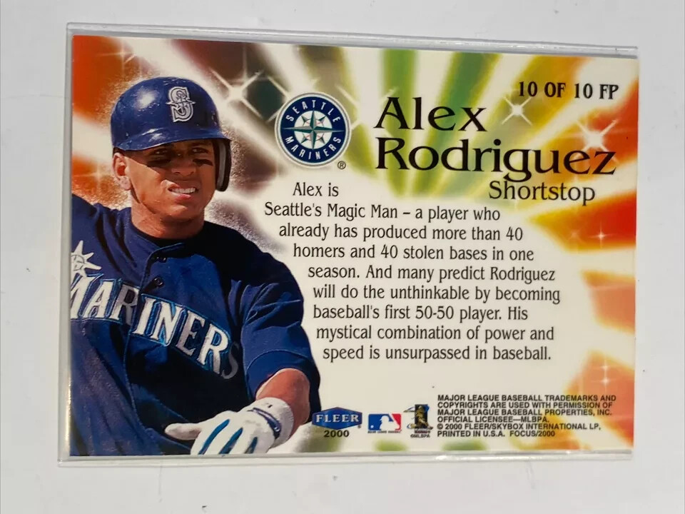 Alex Rodriguez 2000 Fleer Focus "Focus Pocus" #10 of 10 | eBay