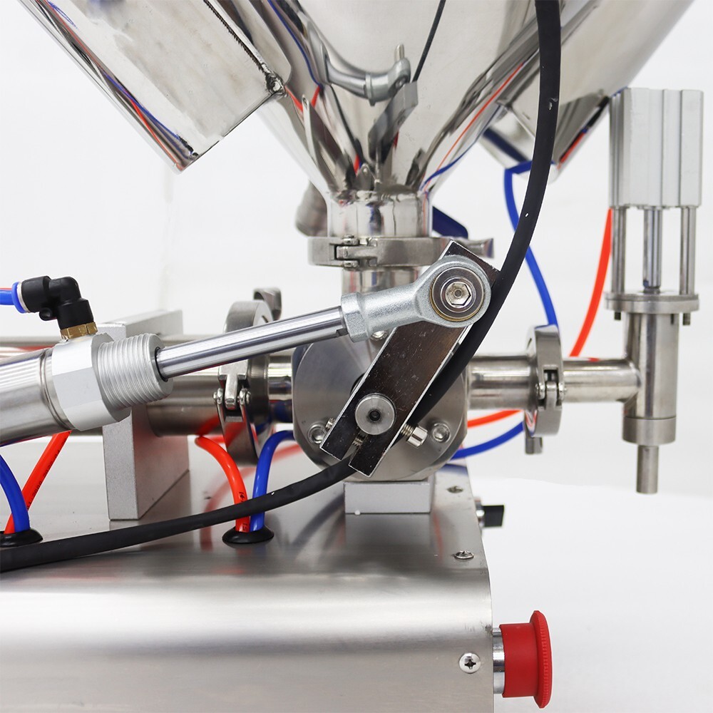 100-1000ml Pneumatic Paste Liquid Filling Machine with Heater Hot ...