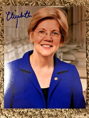 Elizabeth Warren Signed 8x10 Photo Authentic Presidential Candidate ...