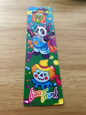 Vintage Lisa Frank Panda Scarecrow Witch bookmark | eBay