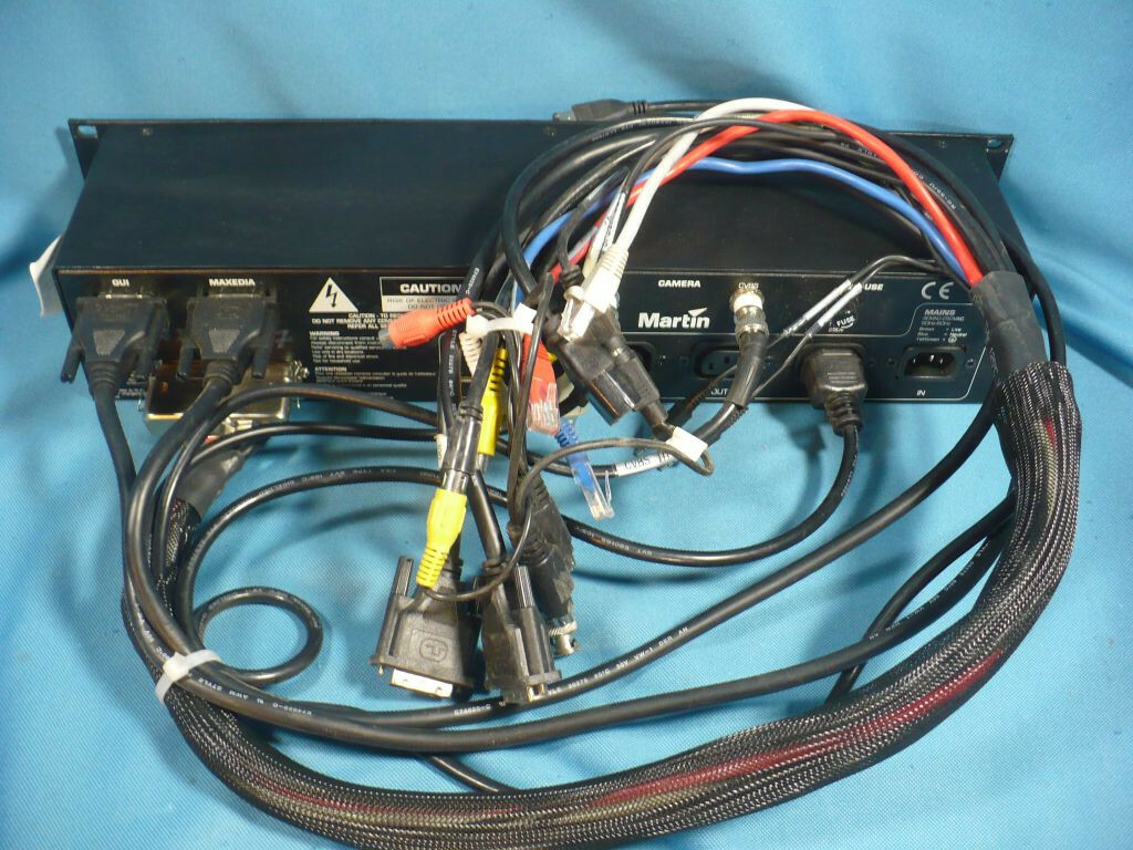 Martin Maxedia I/O DMX Box Broadcast Video Switcher Playback Rack Mount ...