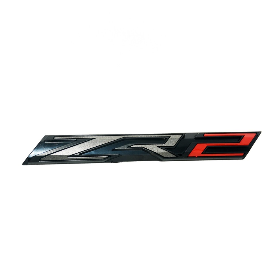 1x Fits 2015-2019 Colorado ZR2 Front Grille Emblem Badge Logo Black Red ...