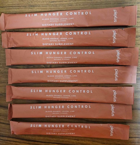 NEW Plexus Slim Hunger Control Blood Orange Lemon Lime ~ 7 Packets - 1 ...