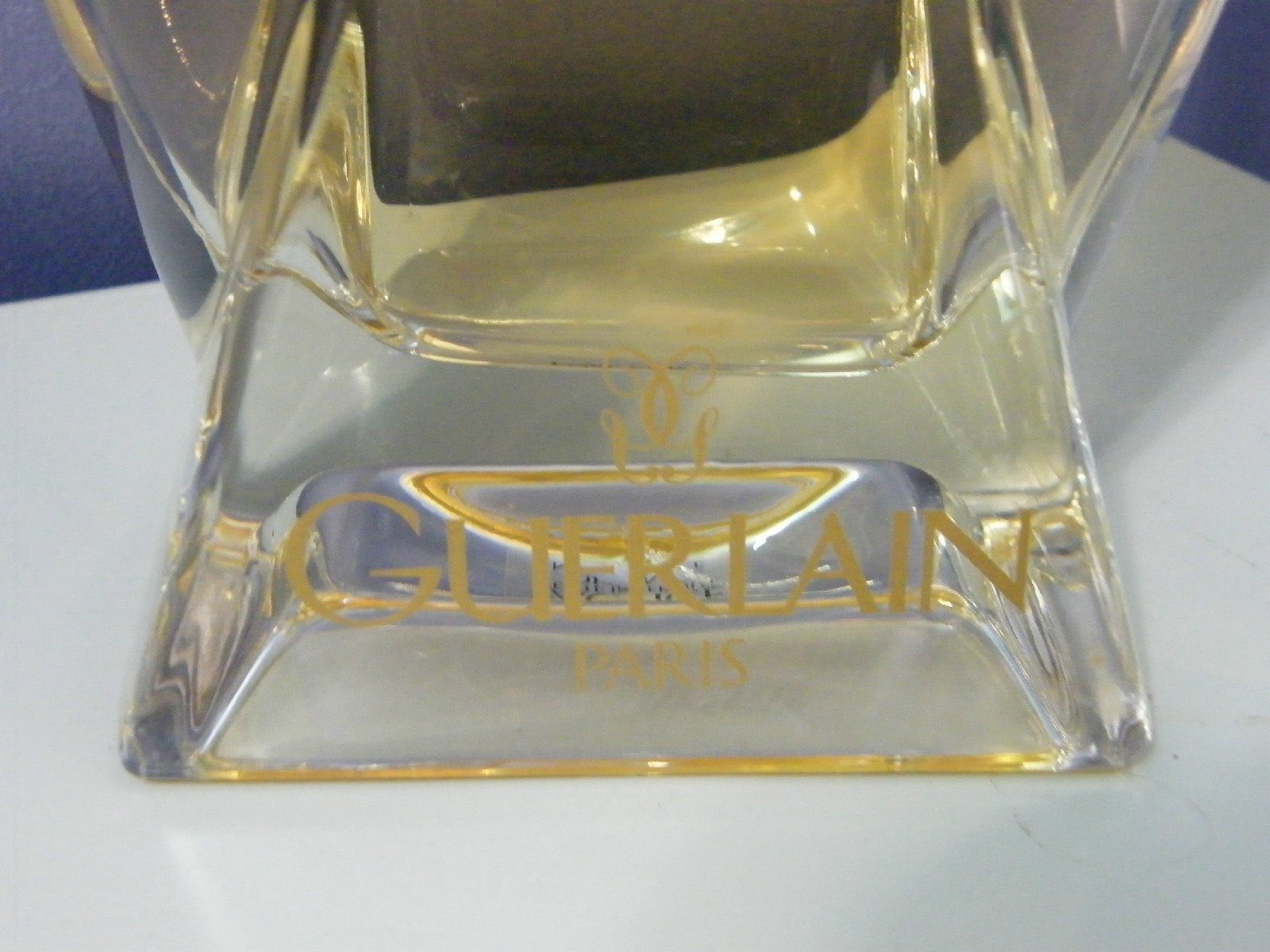 CHAMPS ELYSEES 15 1/4" GIANT DISPLAY GLASS FACTICE BOTTLE BY GUERLAIN ...