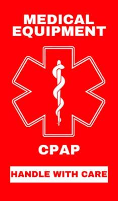 CPAP Medical Alert Tag - No Luggage Fees, TSA & Airline Compliant | eBay