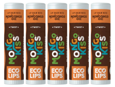 MONGO KISS Lip Balm Organic - Blood Orange -0.25 oz ( 5 Pack ) | eBay