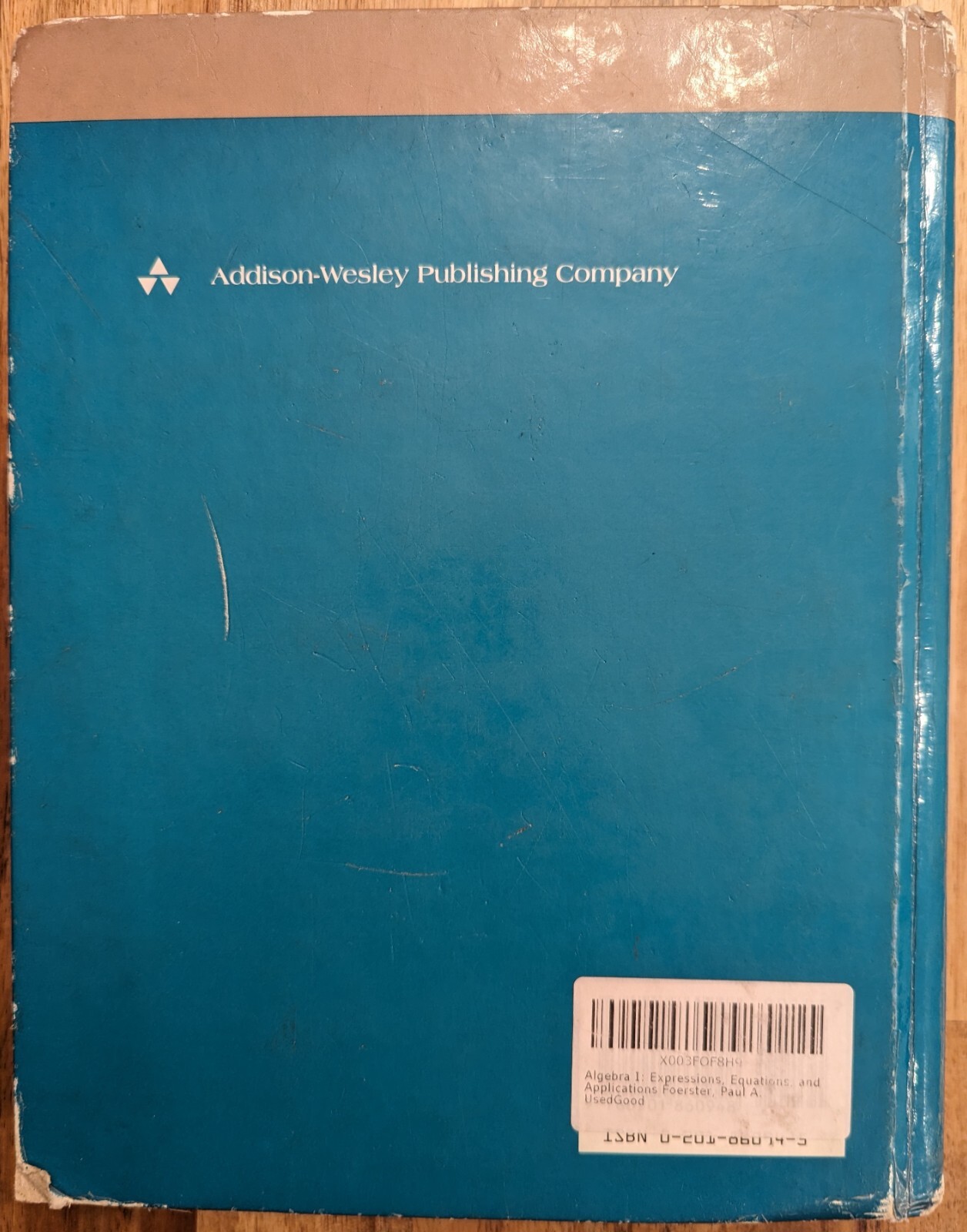 Algebra+One+by+Paul+A.+Foerster+%28Trade+Paperback%2C+Teacher%27s ...