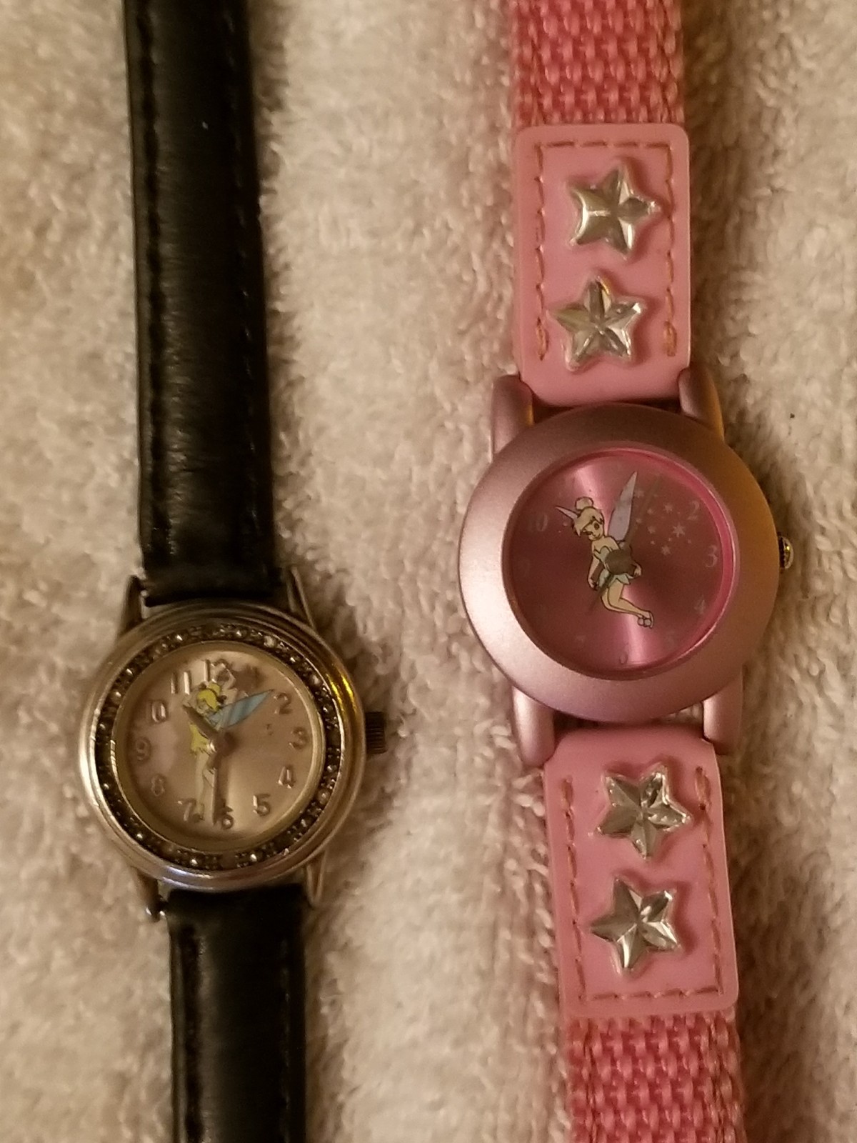 Disney Tinkerbell watches (lot of 2) 1 by SII and 1 by The Store (parts ...