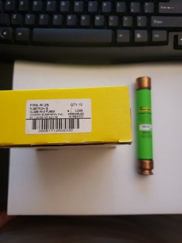 New Lot 10 - Bussmann Fusetron FRS-R-25 Amp Fuses Energy Efficient ...