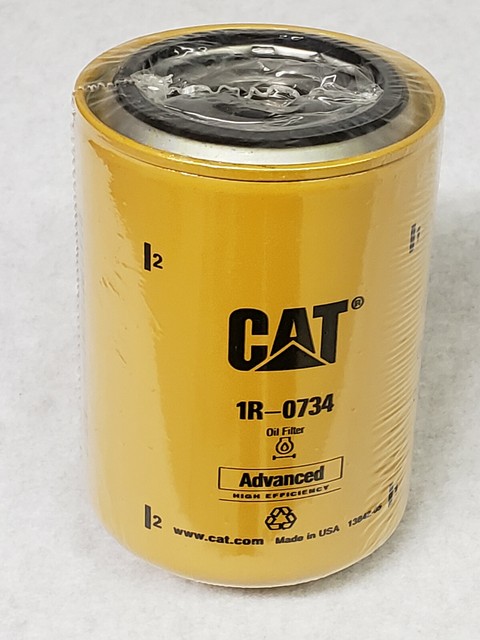 New Genuine Caterpillar Equipment Forklift Oil Filter 1R-0734, Fork ...