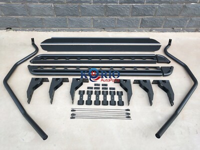 Brand New Heavy Duty Universal Dual Cab Ute Side Steps & Brush Rail ...