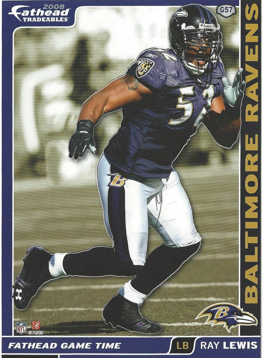 RAY RICE FATHEAD TRADEABLES BALTIMORE RAVENS RUTGERS SCARLET KNIGHTS ...