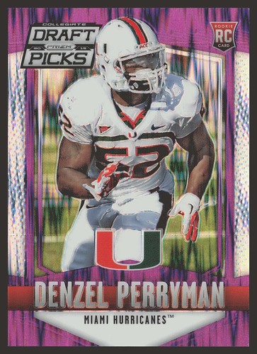 2015 Panini Prizm Collegiate Draft Picks #173 Denzel Perryman Purple ...