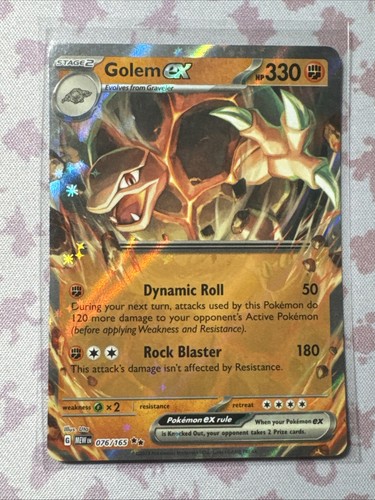Golem ex 076/165 Pokemon 151 Japanese Holo Double Rare - NM | eBay