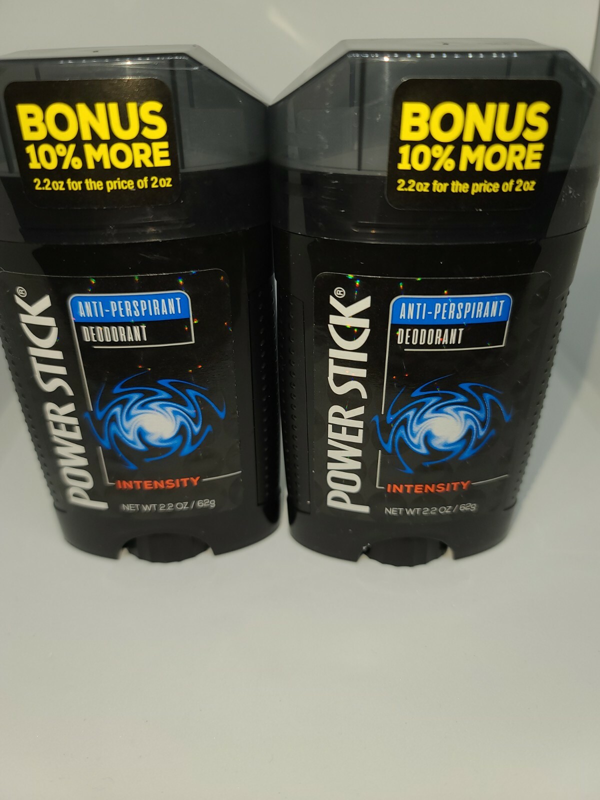 Power Stick 2 Pack Mens Antiperspirant Deodorant Intensity 2.2 oz | eBay