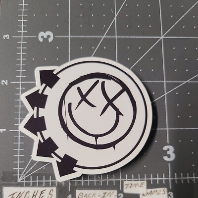 Glossy Blink 182 Adult Humor Skateboard Laptop Guitar Phone Sticker ...