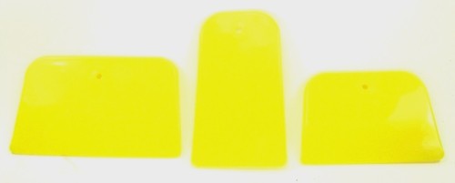 SPREADERS PLASTIC (3) Tools Putty Glue Plaster Auto Body Filler Repair ...