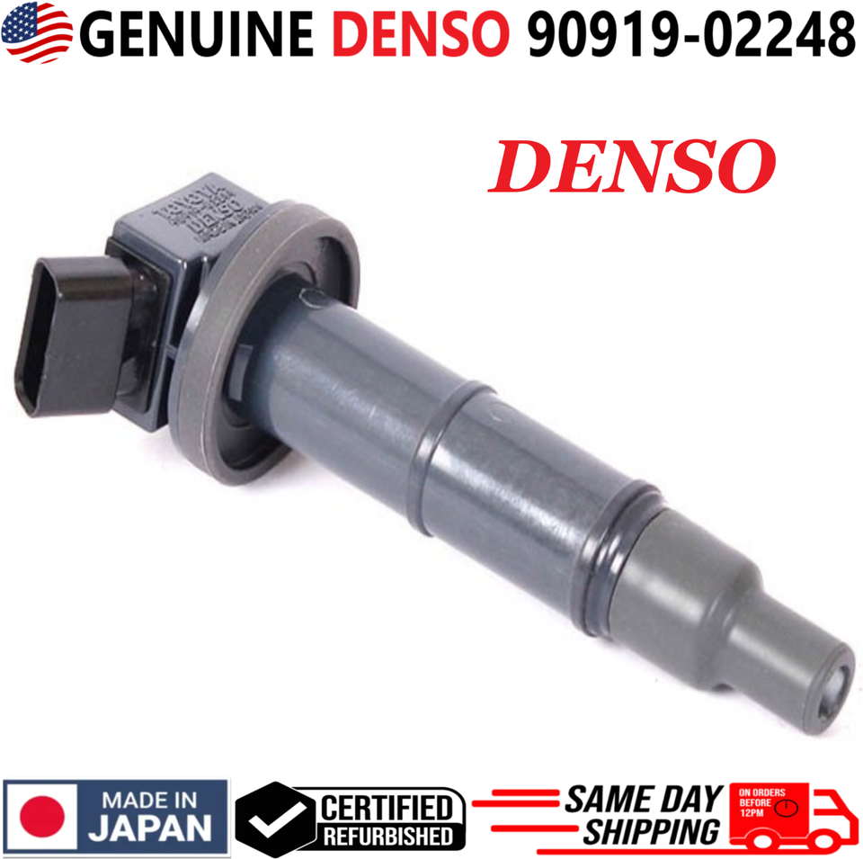 GENUINE DENSO x1 Ignition Coil For 2003-2020 Toyota & Lexus I4 V6 V8 ...