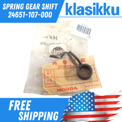 Nos Honda 1974-78 XR75 2001-08 CB250 1970-72 CB100 Spring Genuine 24651 ...