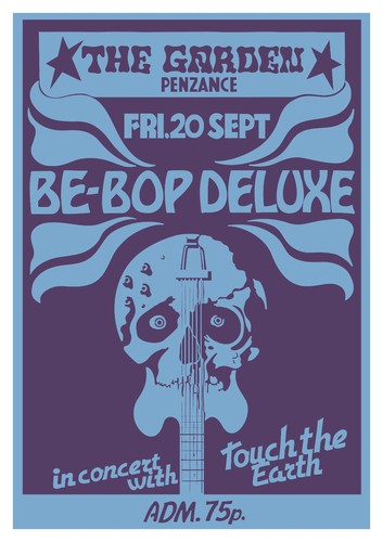 Be Bop Deluxe Bill Nelson Concert Poster, Penzance 1974 | eBay