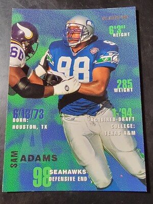 1995 Fleer Football #358 Sam Adams | eBay