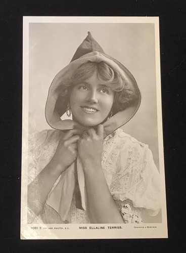 Edwardian Actress Miss Ellaline Terriss British Vintage Postcard | eBay