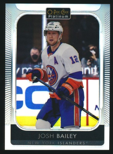 #153 JOSH BAILEY 2021-22 O-Pee-Chee OPC Platinum RAINBOW ISLANDERS | eBay
