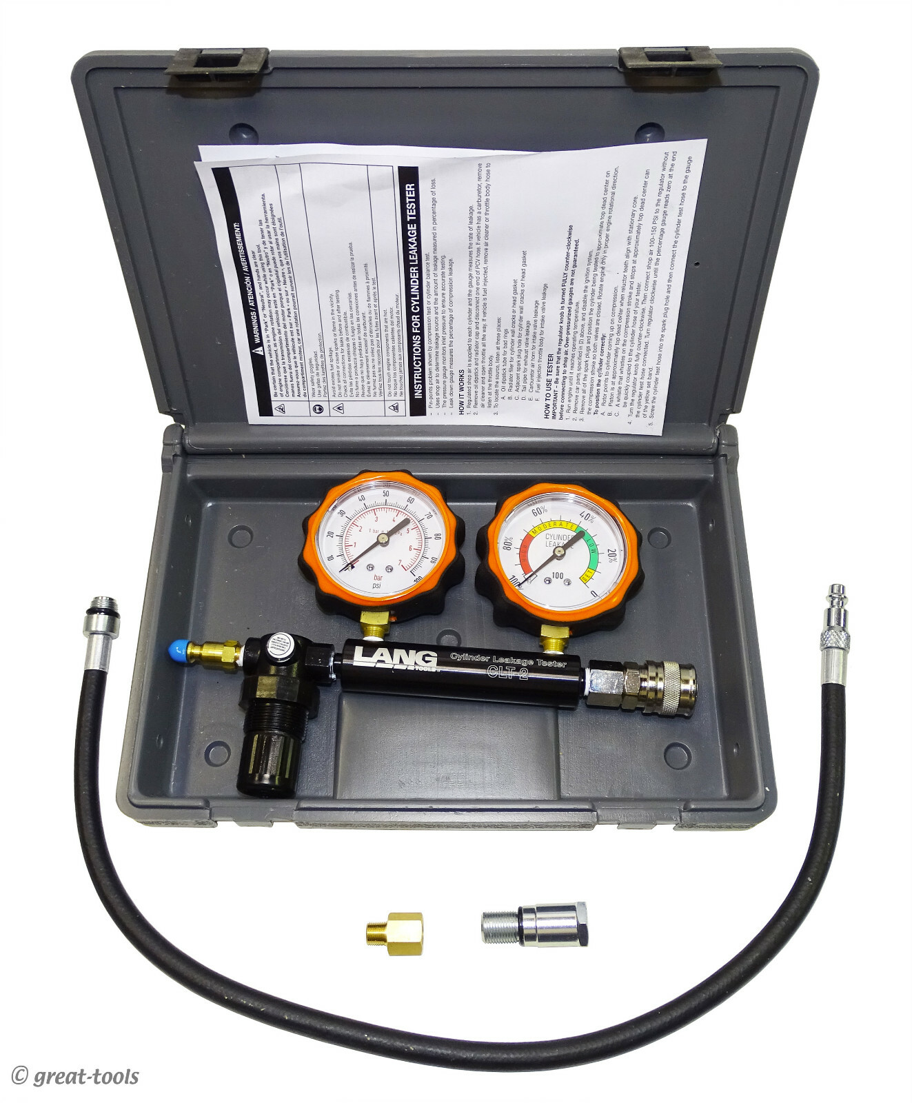 ENGINE LEAK DOWN TESTER TOOL – automotive cylinder testing gauge ...
