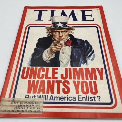 Vintage Time Magazine May 2, 1977 Uncle Jimmy Wants You | eBay