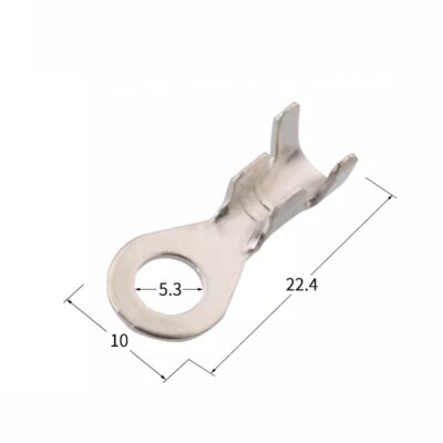 100pcs 5mm battery terminal block Circular grounding strip 3AWG DJ431 ...