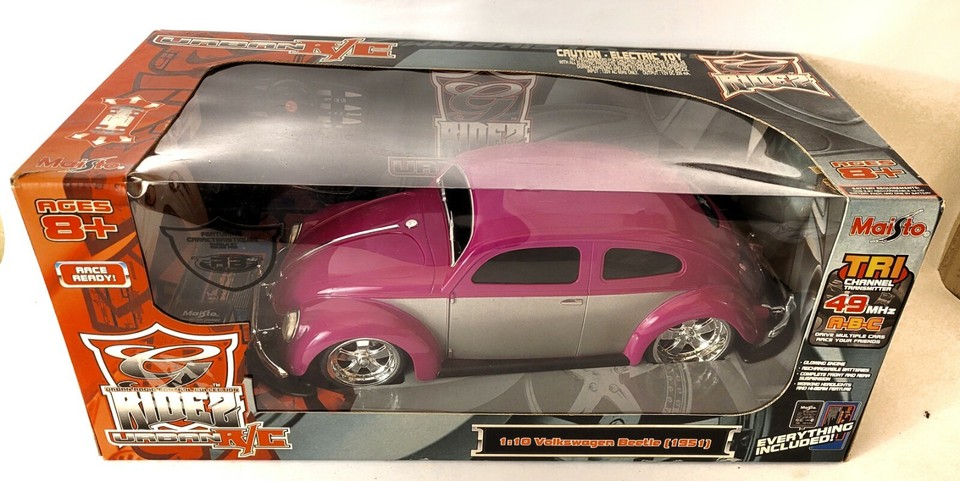 RARE Volkswagen 1:10 RC bug urban 1951 ridez beetle remote control RARE ...
