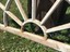 GORGEOUS c1870 arched spider web design window frame NO gLaSS 51” x 19 ...