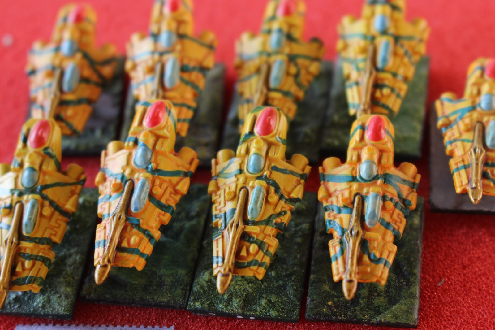 Games Workshop Epic 40k Eldar Falcon Gravtanks Grav Tanks x9 Armageddon ...