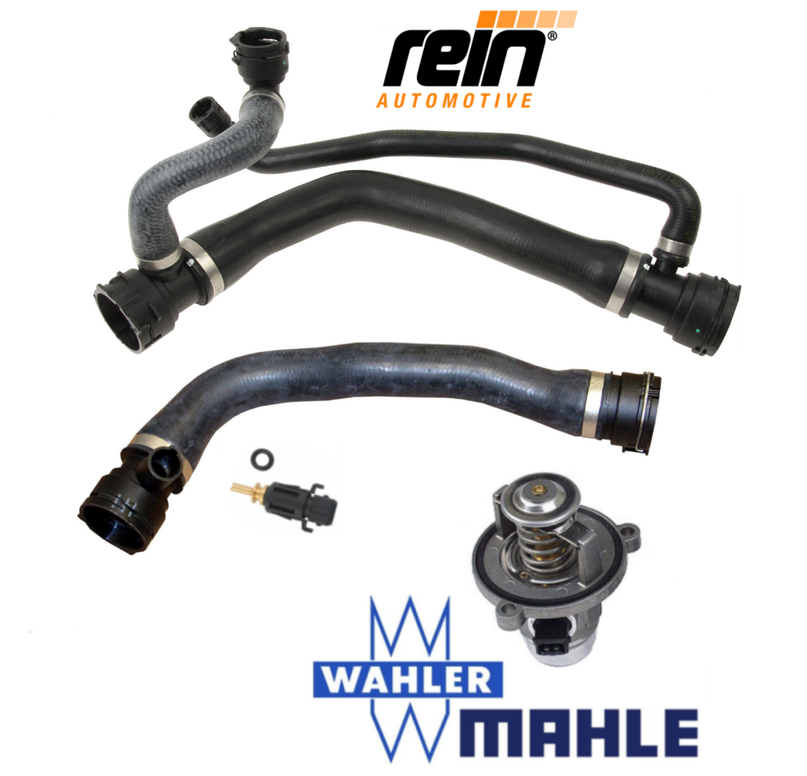 OEM Thermostat Upper Lower Radiator Hose Sensor Kit 4pcs for BMW V8 ...