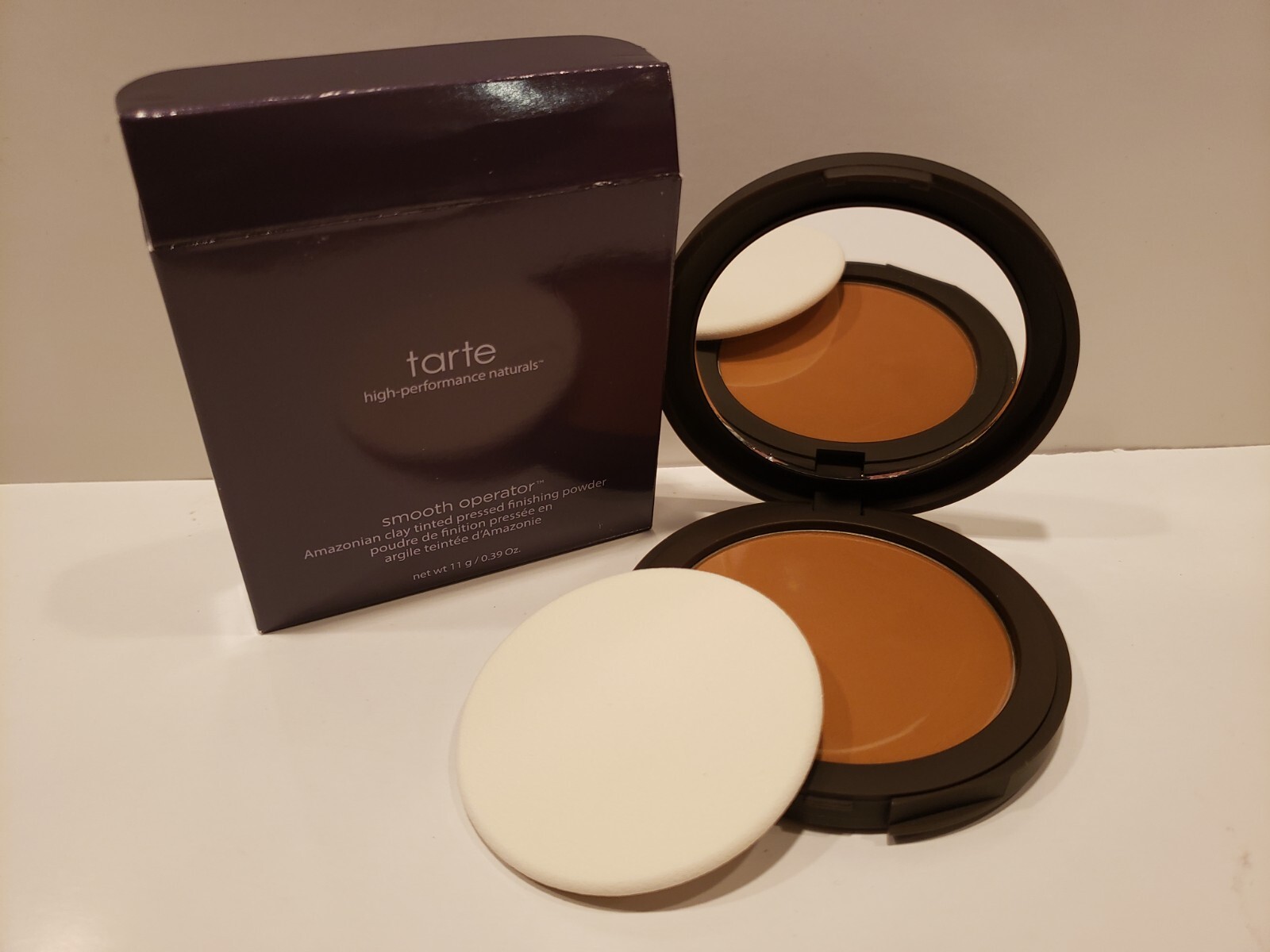 Tarte ~ Smooth Operator ~ Amazonian Clay Tint pressed Powder ~ Deep ...