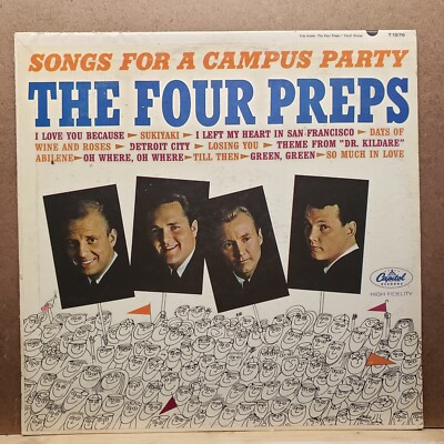 The Four Preps - Songs For A Campus Party - T-1976 - Vinyl Record LP | eBay