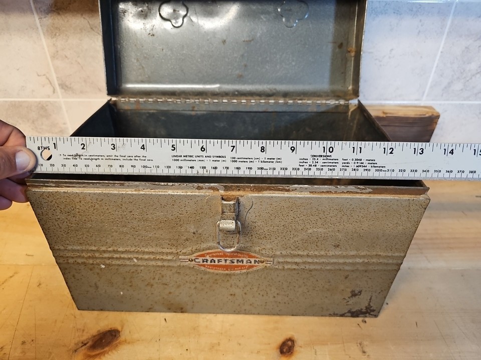 Vintage CRAFTSMAN Tool Box/CASE SEARS & ROEBUCK 13x8x7 | eBay