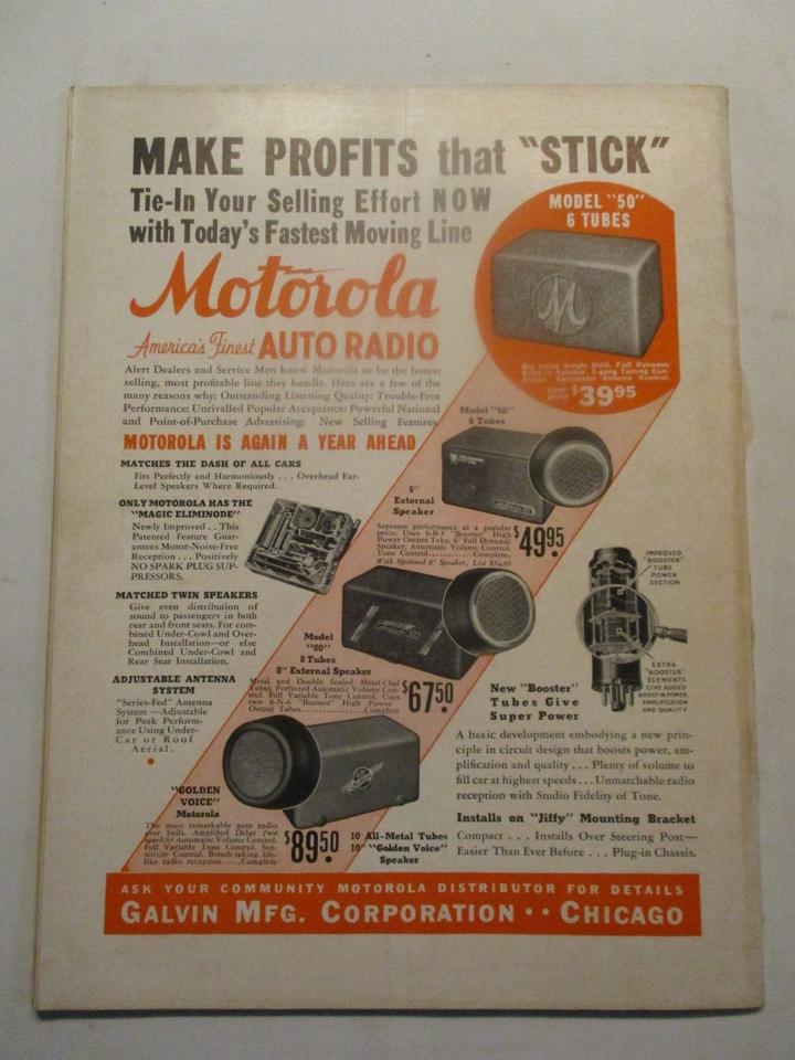 RADIO TODAY MAGAZINE APRIL 1936 BUSINESS TRADE FARM & AUTO RADIO ...