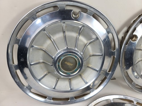 1962 62 Chevrolet Chevy Impala Hubcap Rim Wheel Cover Hub Cap 14" SET ...