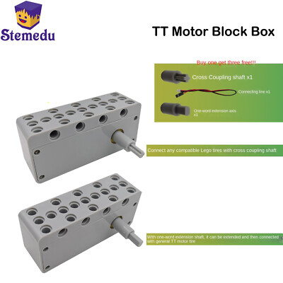 TT Motor Building Block Box Solderless DC Motor Compatible with lagoeds ...