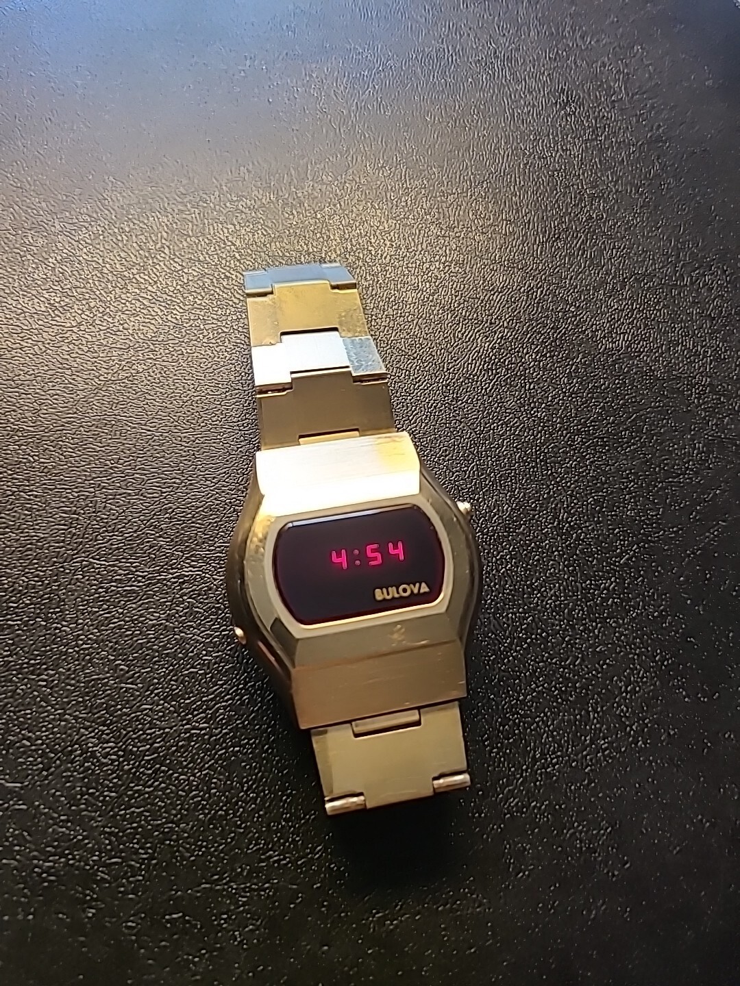 BULOVA Computron N6 Vintage Gold Quartz LED Digital Watch 1970's | eBay