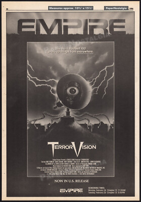 TERRORVISION__Original 1986 Trade AD promo / poster__MARY WORONOV ...