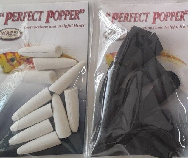 Wapsi Perfect Soft Pencil Popper Fly Tying Lures 4 Colors Hook Sz #1 or ...