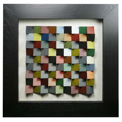 Colored Cubes Shadow Box | eBay