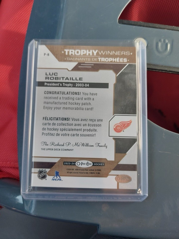 Luc Robitaille 23-24 O-Pee-Chee Trophy Winners Presidents' Trophy (1: ...