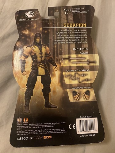 Mezco Toyz Mortal Kombat X: Scorpion 6" inch figure Brand New | eBay