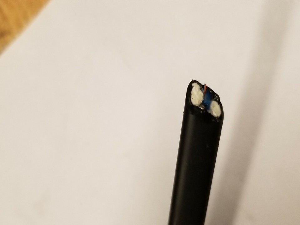 OFS AT-3CE8T7X-002 2-Fiber Mini-LT Flat Drop FTTP Fiber Optic Cable /100ft | eBay